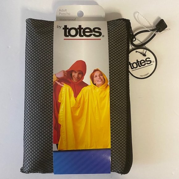totes | Jackets & Coats | Totes Rain Poncho With Mesh Storage Pack ...